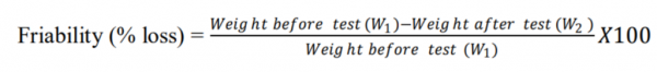Importancia de la Prueba de Friabilidad - WIST
