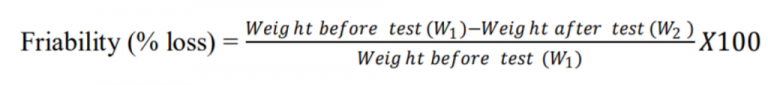 Importancia de la Prueba de Friabilidad - WIST